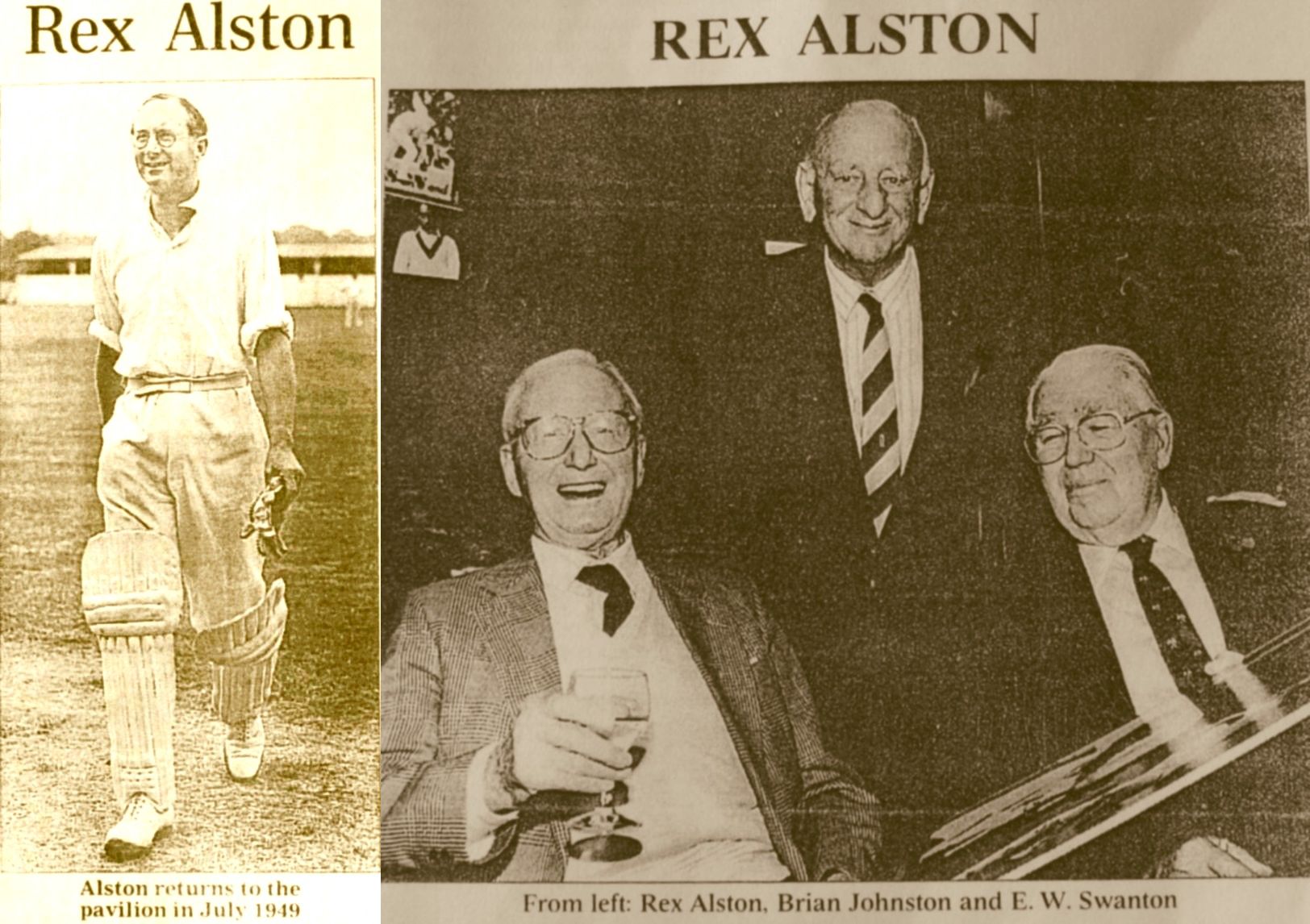 The King's Candlesticks: Pedigrees Arthur Reginald (Rex) ALSTON [4633]